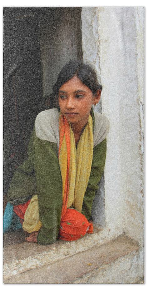 Indian Village Girls Bathing