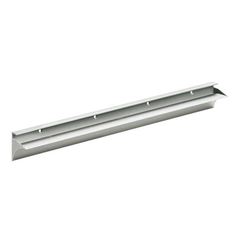 Dolle Rail 0 75 In Silver Shelf Bracket 33150 The Home Depot Pipe
