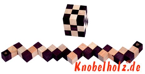 P 192 LNS Snake Cube Level Box Lösung brauner Würfel