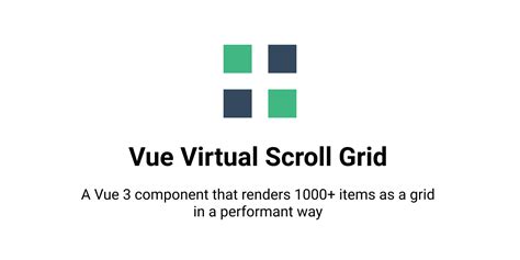 GitHub Rocwang Vue Virtual Scroll Grid A Vue 3 Component That Can Render A List With 1000