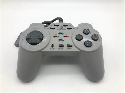 Playstation 1 Controller Ascii Enhance Pad Turbo Model 8180 Gray Tested Etsy