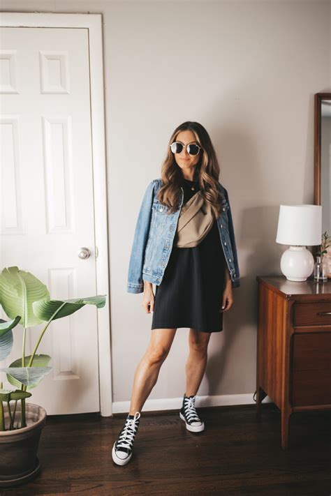 Five Elevated Outfits With High Top Converse Stitch And Salt