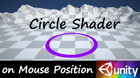 Circle Shader On Terrain Unity Tutorial Youtube