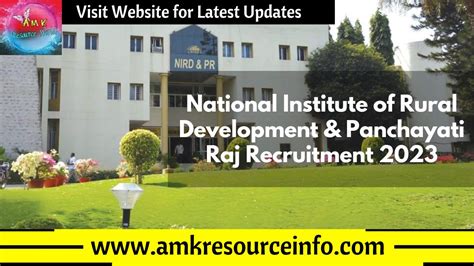 Nird And Pr Recruitment 2023 Amk Resource World