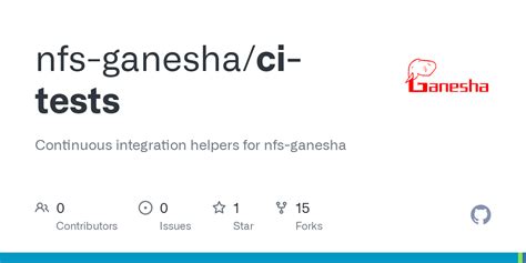 github nfs ganesha ci tests continuous integration helpers for nfs