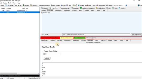 How To See Response Using Fiddler Youtube