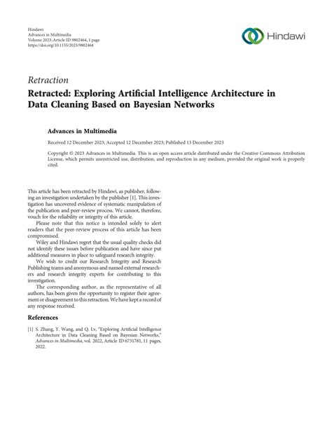 Pdf Retracted Exploring Artificial Intelligence Architecture In Data