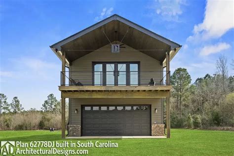 Plan 62778dj Modern Rustic Garage Apartment Plan With Vaulted Interior