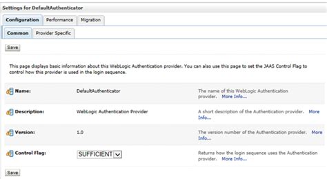 configuring weblogic to use ldap