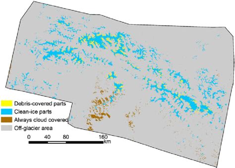 Spatial Distribution Of Inventoried Glaciers Including The Download Scientific Diagram