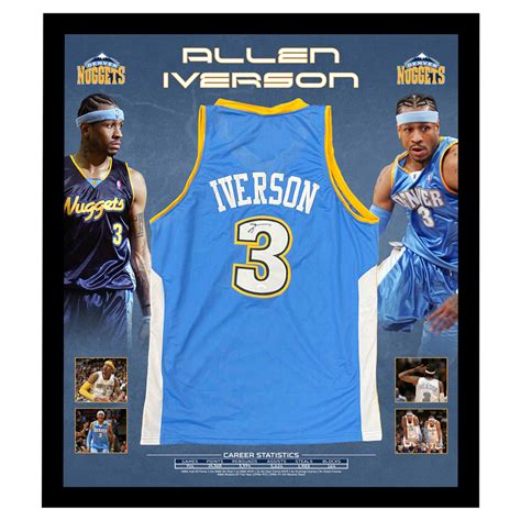 Allen Iverson Nuggets Mitchell And Ness Nba Swingman Jersey Denver