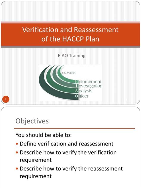 Validation Verification And Reassessment Of The Haccp Download Free Pdf Verification And