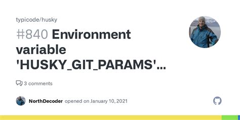 Environment Variable HUSKY GIT PARAMS Is Not Available Globally Issue Typicode Husky