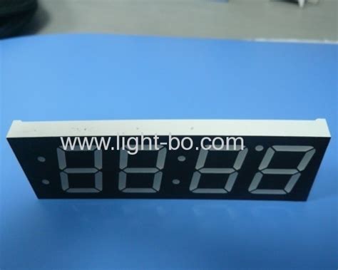 Ultra Red Digit Segment Led Clock Display For Digital Clock Indicator Manufacturers And