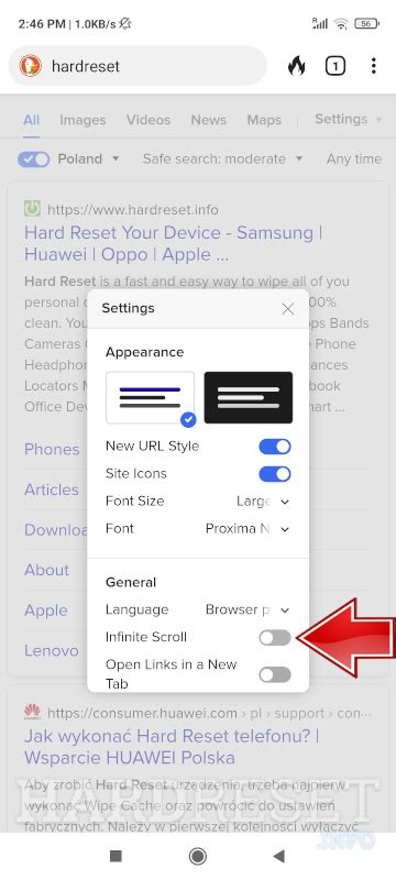 How To Disable Infinite Scroll In Duckduckgo Privacy Browser