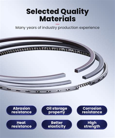 Isuzu 엔진 6hh1 Me999955 용 엔진 피스톤 링 의 고품질 Isuzu 엔진 6hh1 Me999955 용 엔진 피스톤 링