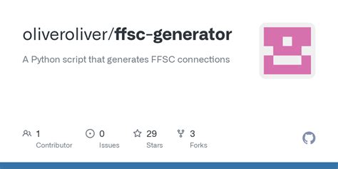 Github Oliveroliver Ffsc Generator A Python Script That Generates