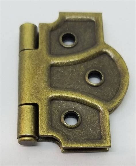 Antique Brass Plated Steel Loose Pin Cabinet Hinge Removable Etsy