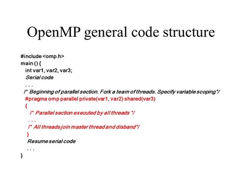 Introduction To OpenMP Ppt Download
