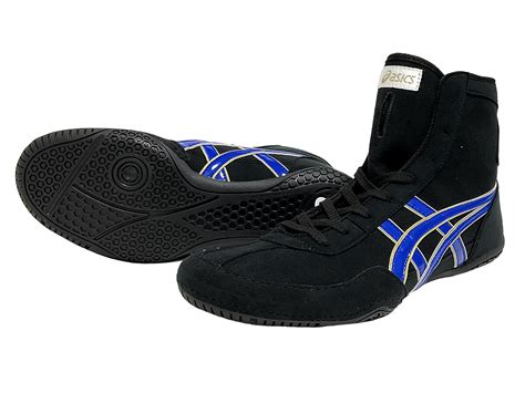 Pre Owned Asics Wrestling Boxing Shoes 1083a001 Ex Eo Twr900 Black