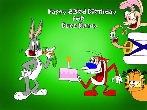 Happy 83rd Birthday For Bugs Bunny By Samuelterronfan2006 On Deviantart