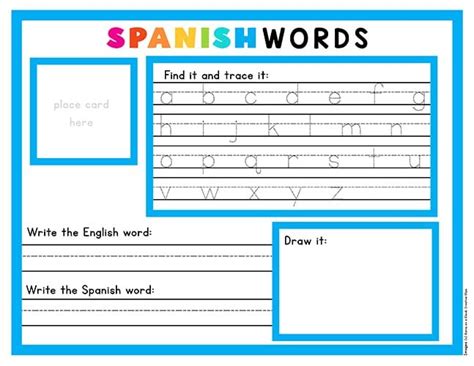 Spanish Alphabet Worksheets Superstar Worksheets