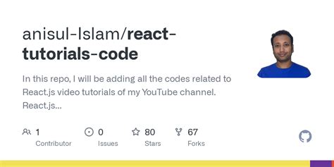 Github Anisul Islamreact Tutorials Code In This Repo I Will Be Adding All The Codes Related