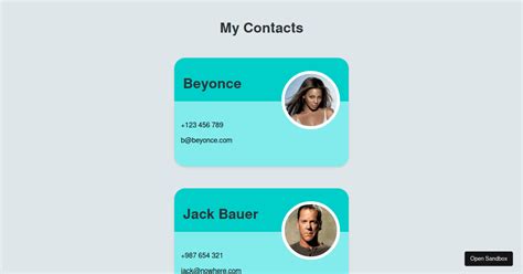 React Props Practice Forked Codesandbox