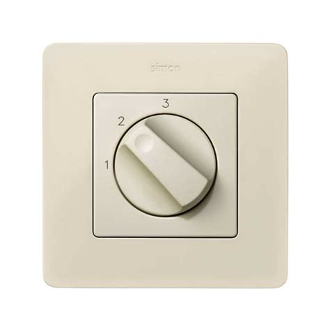Cover For 2 Way Rotary Switch With 3 Positions And 1 2 3 Symbol Ivory Simon 82 Simon