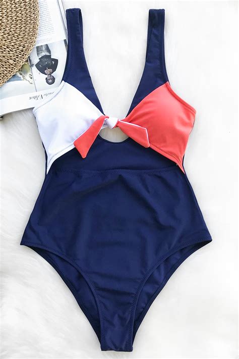 Magic Spell Bowknot One Piece Swimsuit