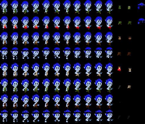 نمونه کار کاراکتر پیکسلی بازی و انیمیت کردن کاراکتر های شخصی سازی شده