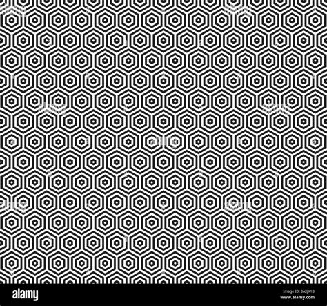 Abstract Pattern Of Hexagon Shapes Stacked Hexagon Bold Mosaic Cell Hexagon Cells Seamless