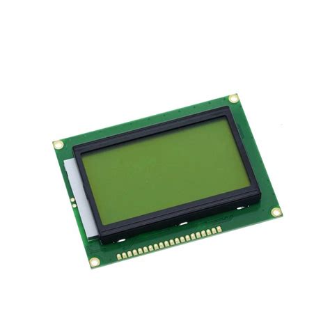 12864b graphic yellow color backlight lcd display module 2