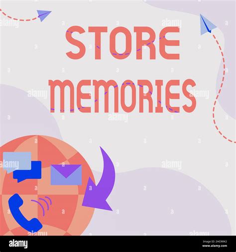 Text Caption Presenting Store Memories Business Concept A Process Of Inputting And Storing Data
