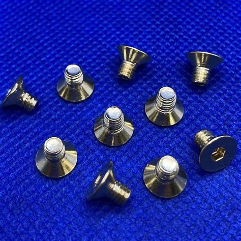 Mrchw Fhcsbr M4 X 6mm Brass Flat Head Countersunk 25mm Hex Drive 10 Michaels Rc Hobbies