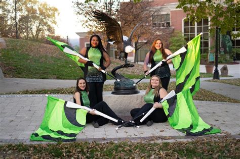 The Cmu Color Guard Hasnt Been Waiting Around For Football Season To