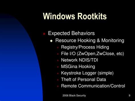 PPT Rootkits The Basics PowerPoint Presentation Free Download ID 4325022