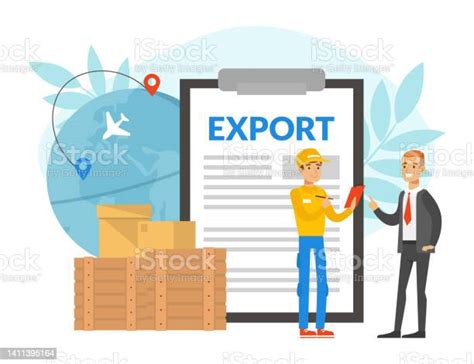 글로벌 상품 수출 벡터 일러스트 레이 션을 다루는 택배와 이야기하는 사업가 개발에 대한 스톡 벡터 아트 및 기타 이미지 개발 건강관리와 의술 고용과 노동 Istock