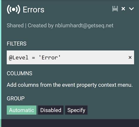 Signal Expression Editor Is Incorrectly Grouping Signals · Issue 1177 · Datalustseq Tickets