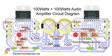 Tda7293 Tda7294 Pcb Layout Design Electronics Help Care