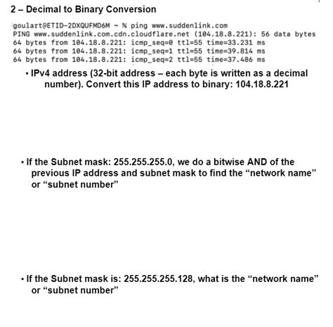 Solved 2 Decimal To Binary Conversion Chegg