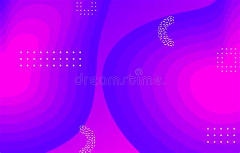 Abstract Liquid Color Background Design Blue And Pink Elements With Fluid Gradient Stock Vector