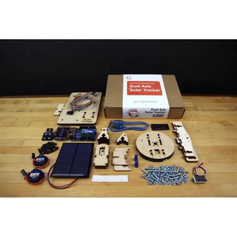 Dual Axis Solar Tracker Robotshop
