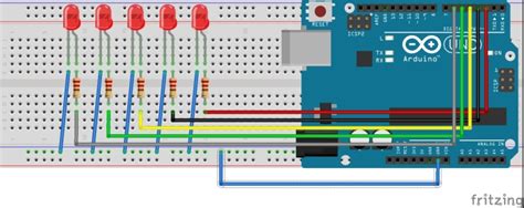 Arduino Yürüyen Işık Kara Şimşek Teknoduino