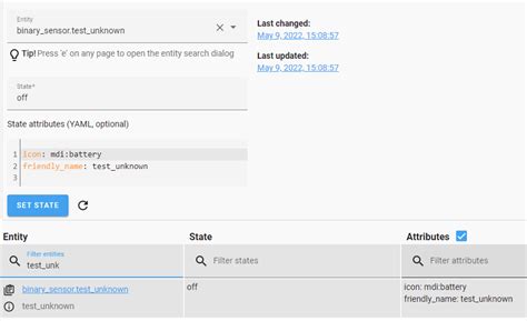 template binary sensor and unknown state configuration home
