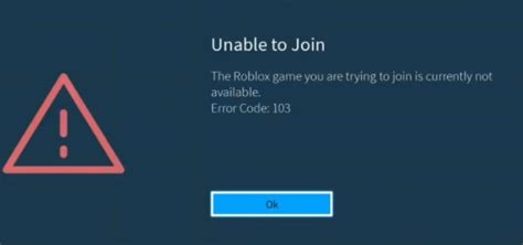 What Does Error Code 103 Mean In Roblox Alfintech Computer