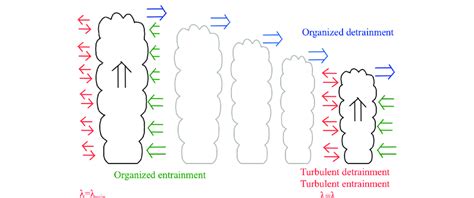 Schematic Diagram For Convective Updraft Red Arrows Indicate Turbulent Download Scientific