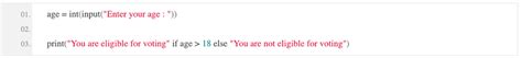Python Tutorial To Check If A User Is Eligible For Voting Or Not Codevscolor
