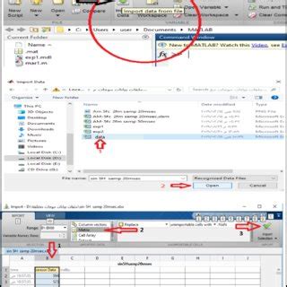 The Above Steps Help You To Import Excel File Data To MATLAB Download Scientific Diagram