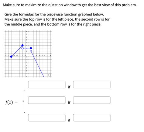 Make Sure To Maximize The Question Window To Get The
